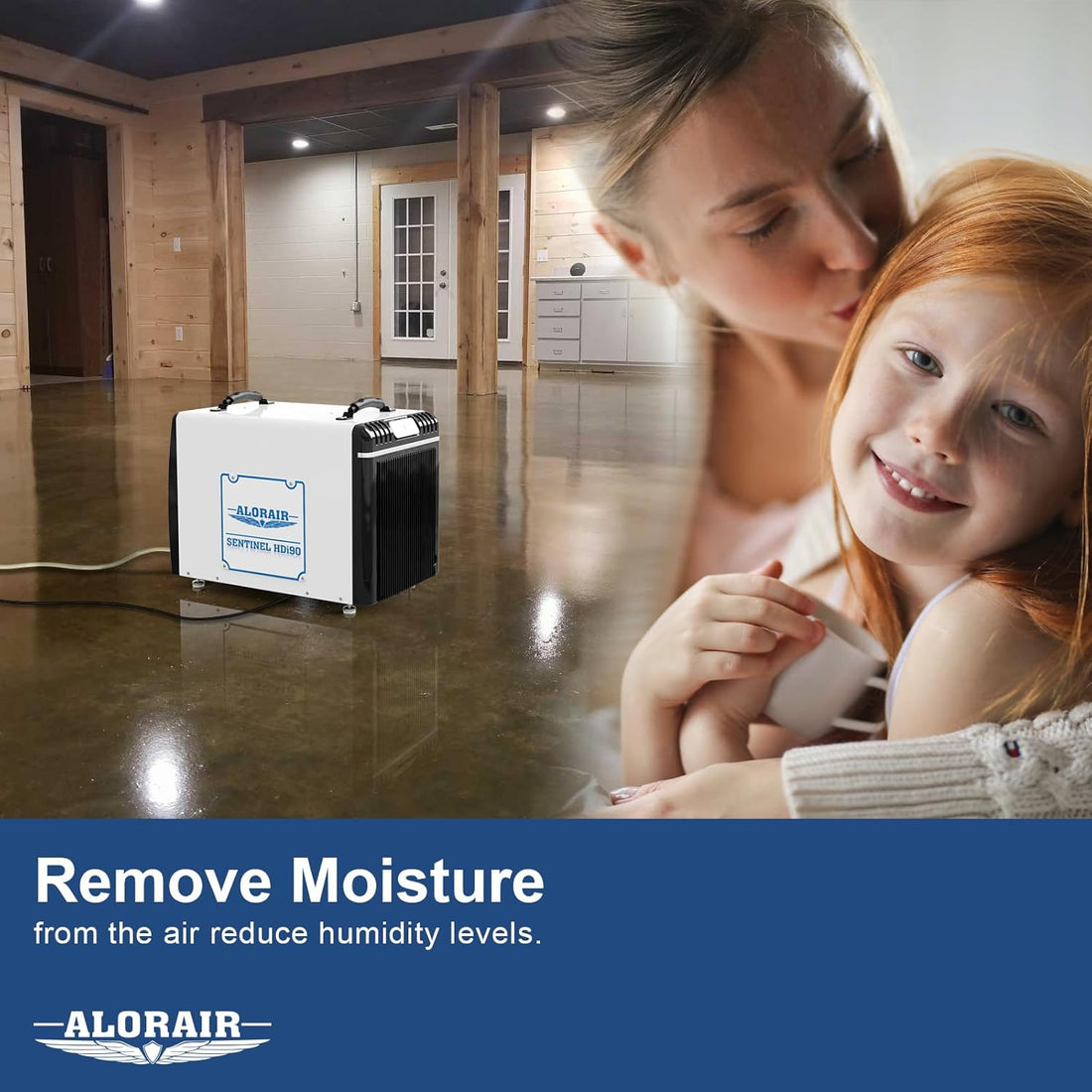 Sentinel HDi90 (Duct-able) Crawl Space Dehumidifier and 10mil Vapor Ba ...