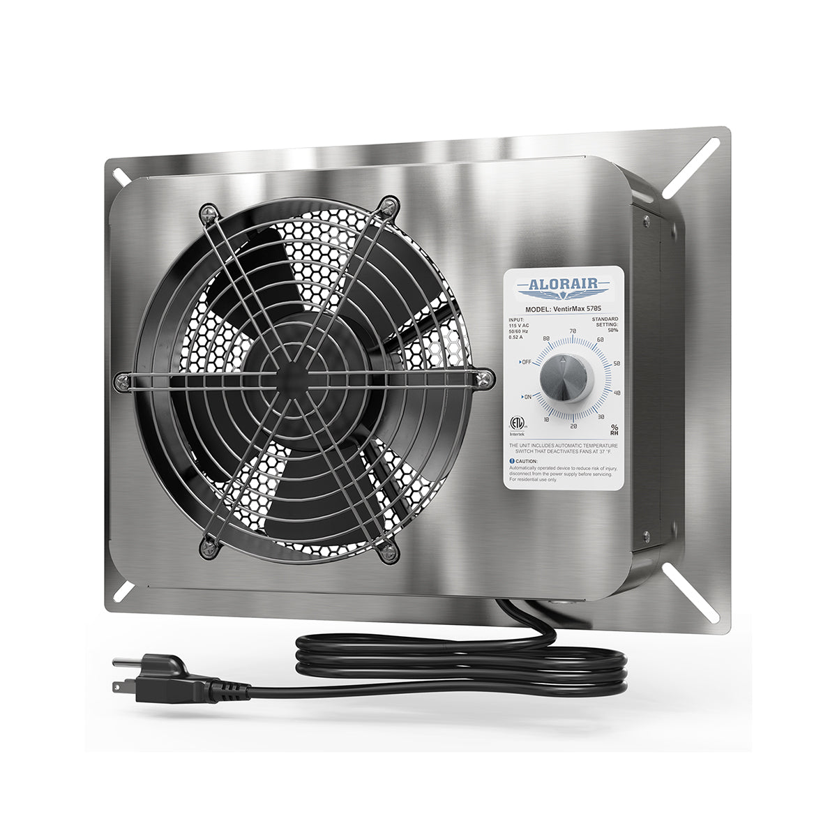 AlorAir 570CFM Stainless Steel Crawl Space Fan | VentirMax 570S ...