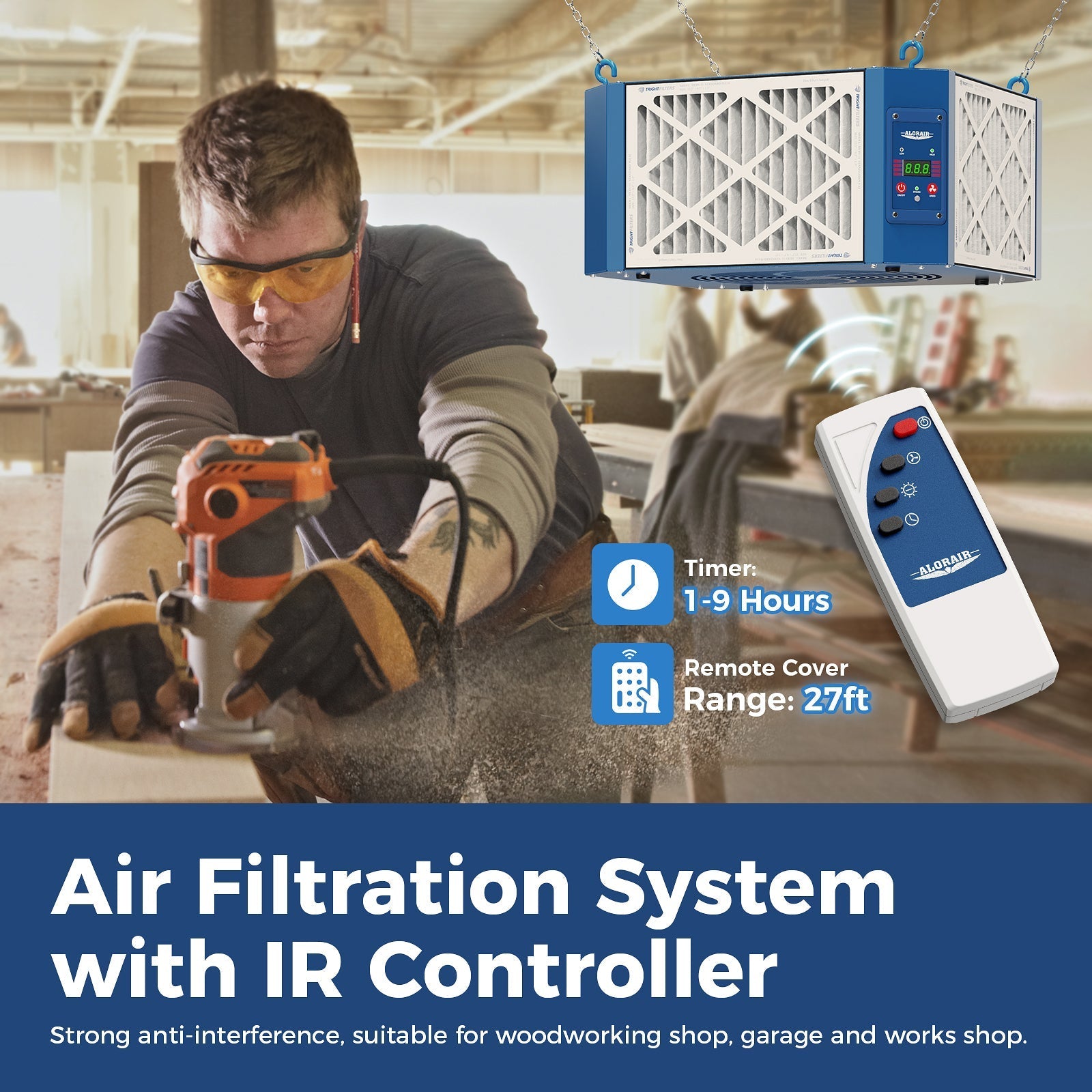 Woodshop Air Filtration System 1350 CFM – AlorairCrawlspace