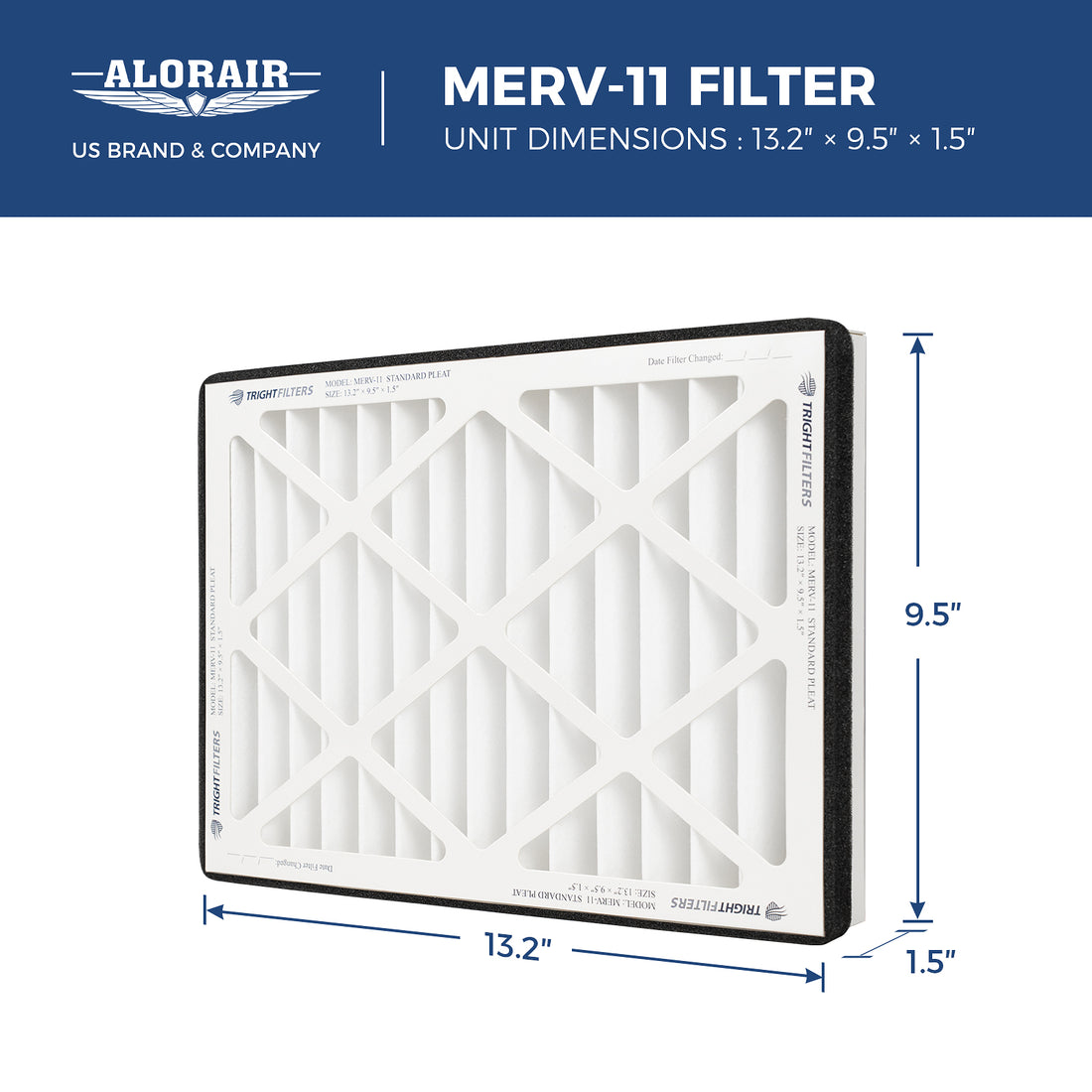 4 Pack Merv-11 Filter for Purecare 1350 IG/ Purecare 1350 Air Filtrati ...